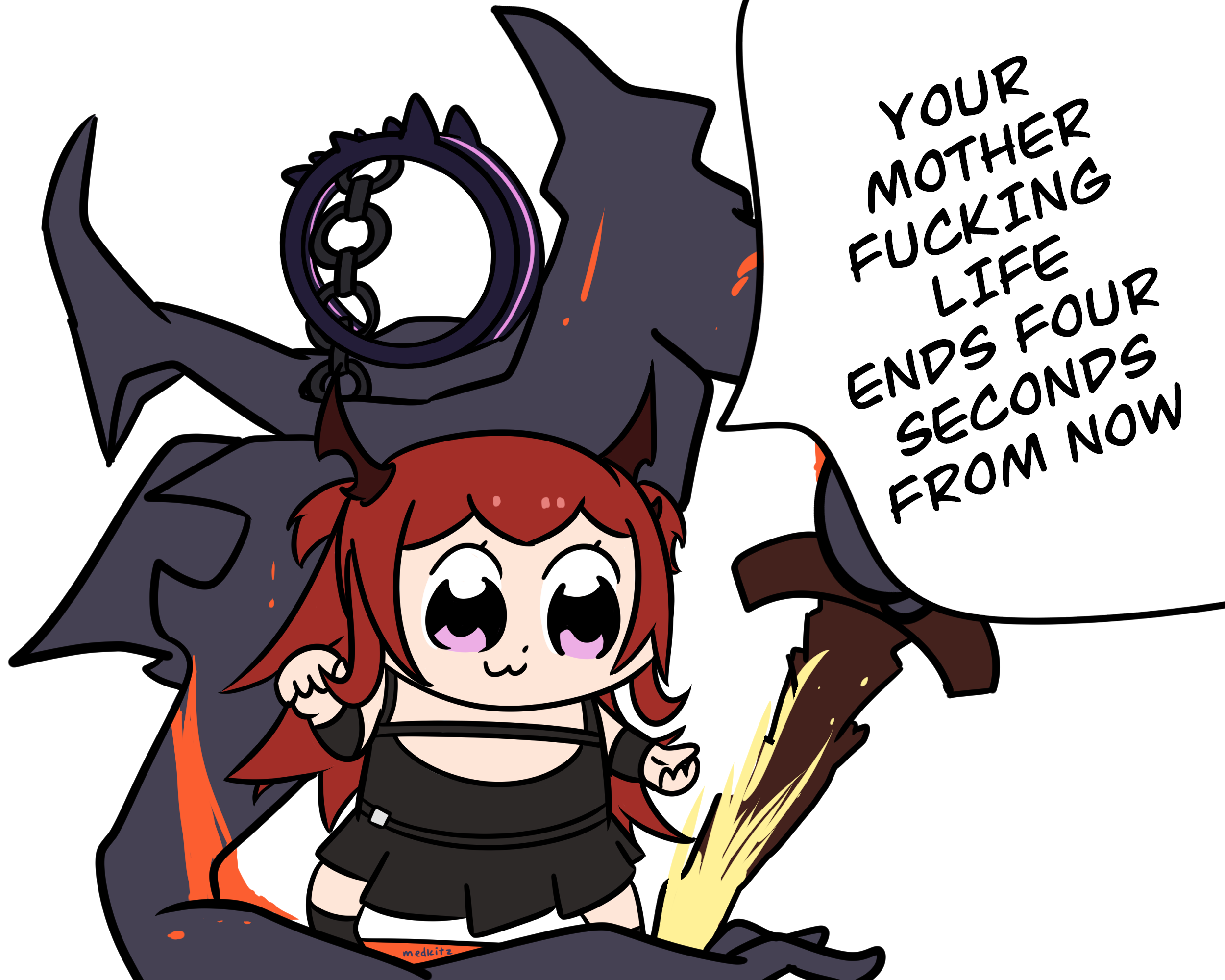 Pop Team Surtr | Arknights | Know Your Meme