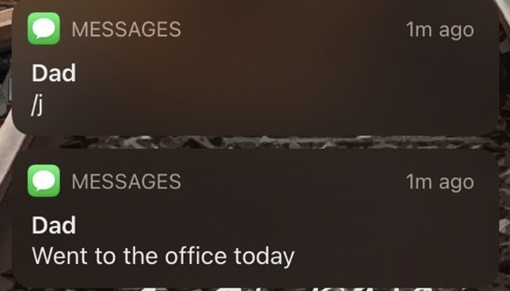 imessage from dad | Know Your Meme