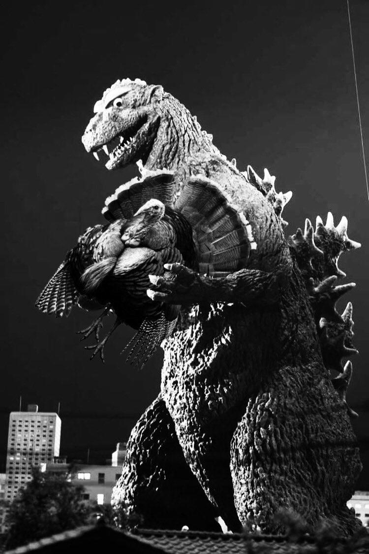 Godzilla thanksgiving | Godzilla | Know Your Meme