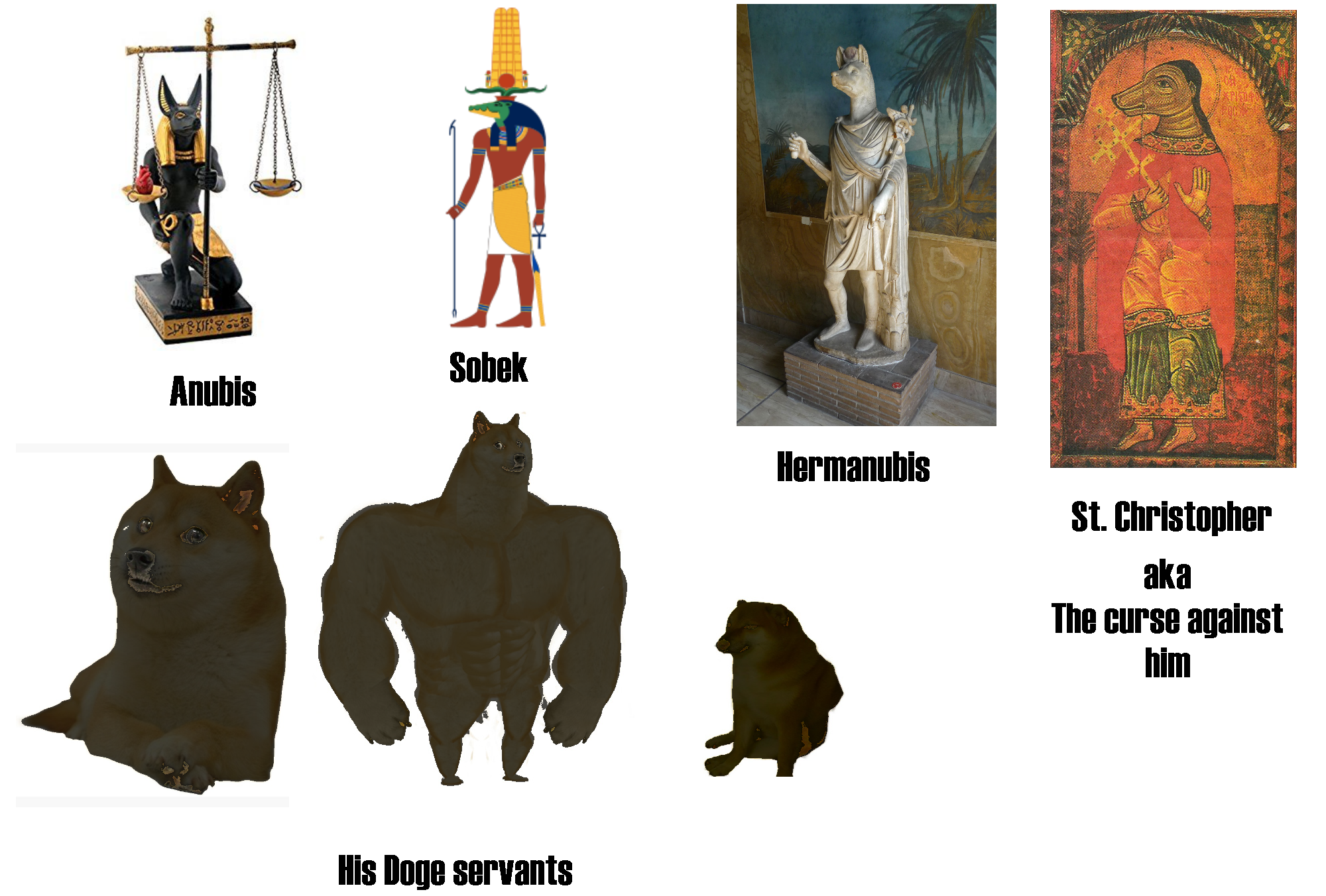 Doge represents Anubis, i knew it! | Doge | Know Your Meme