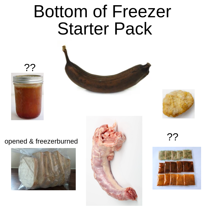 Bottom of Freezer Starter Pack | /r/starterpacks | Starter Packs | Know ...