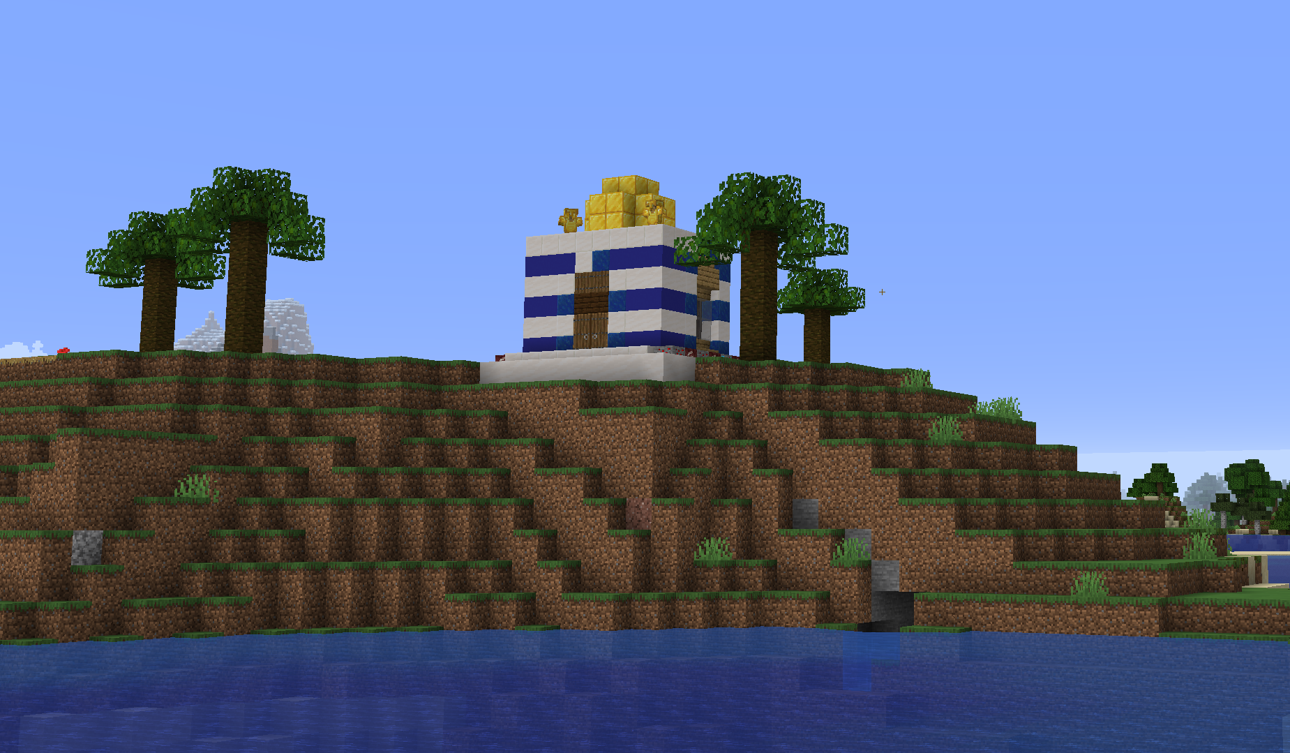 Striped Building on Epstein's Island in Minecraft #3 | Epstein Temple ...