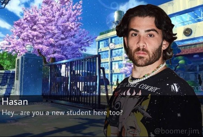 hasanabi is a new student | Hey... Are You A New Student Here Too ...