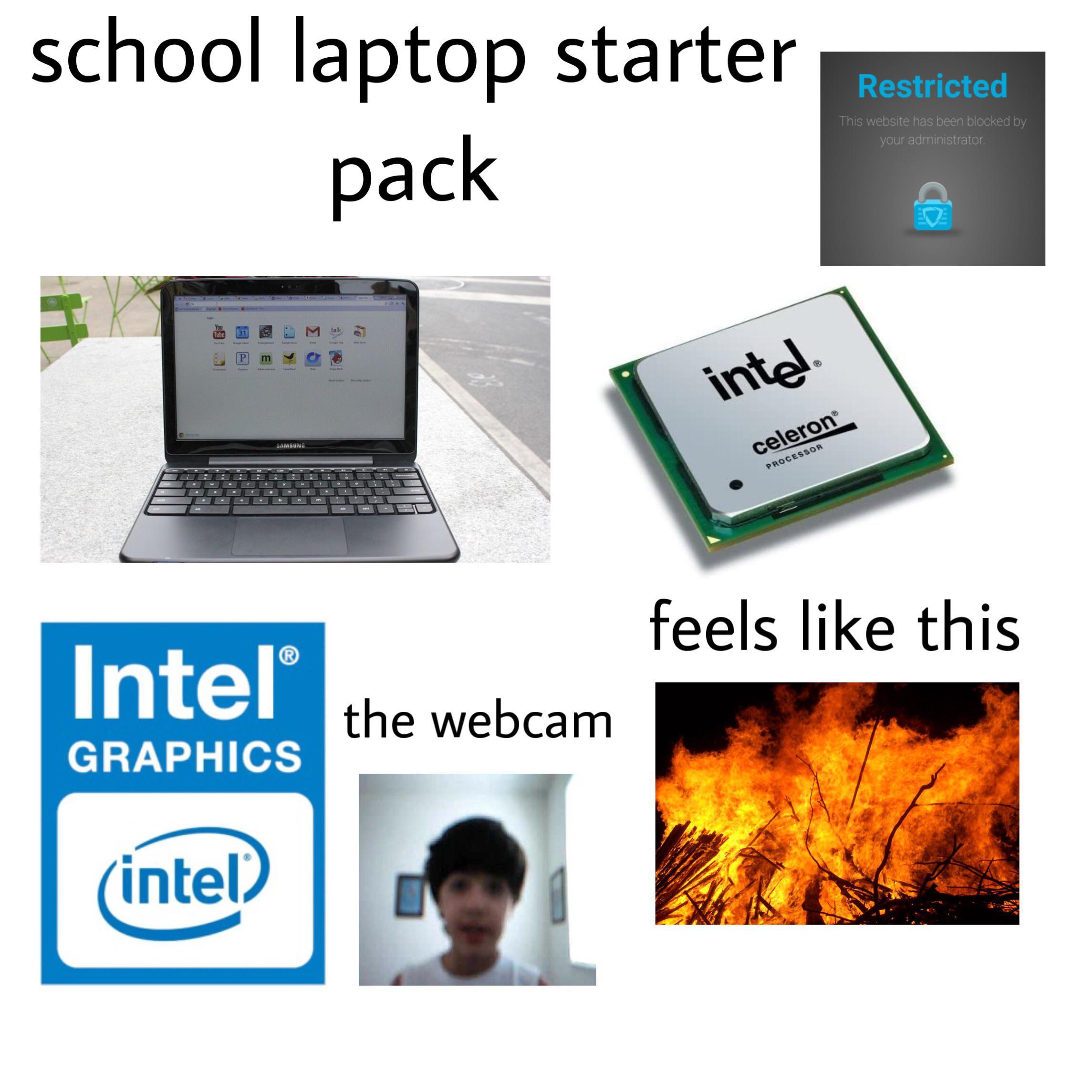 School laptop starter pack | /r/starterpacks | Starter Packs | Know ...