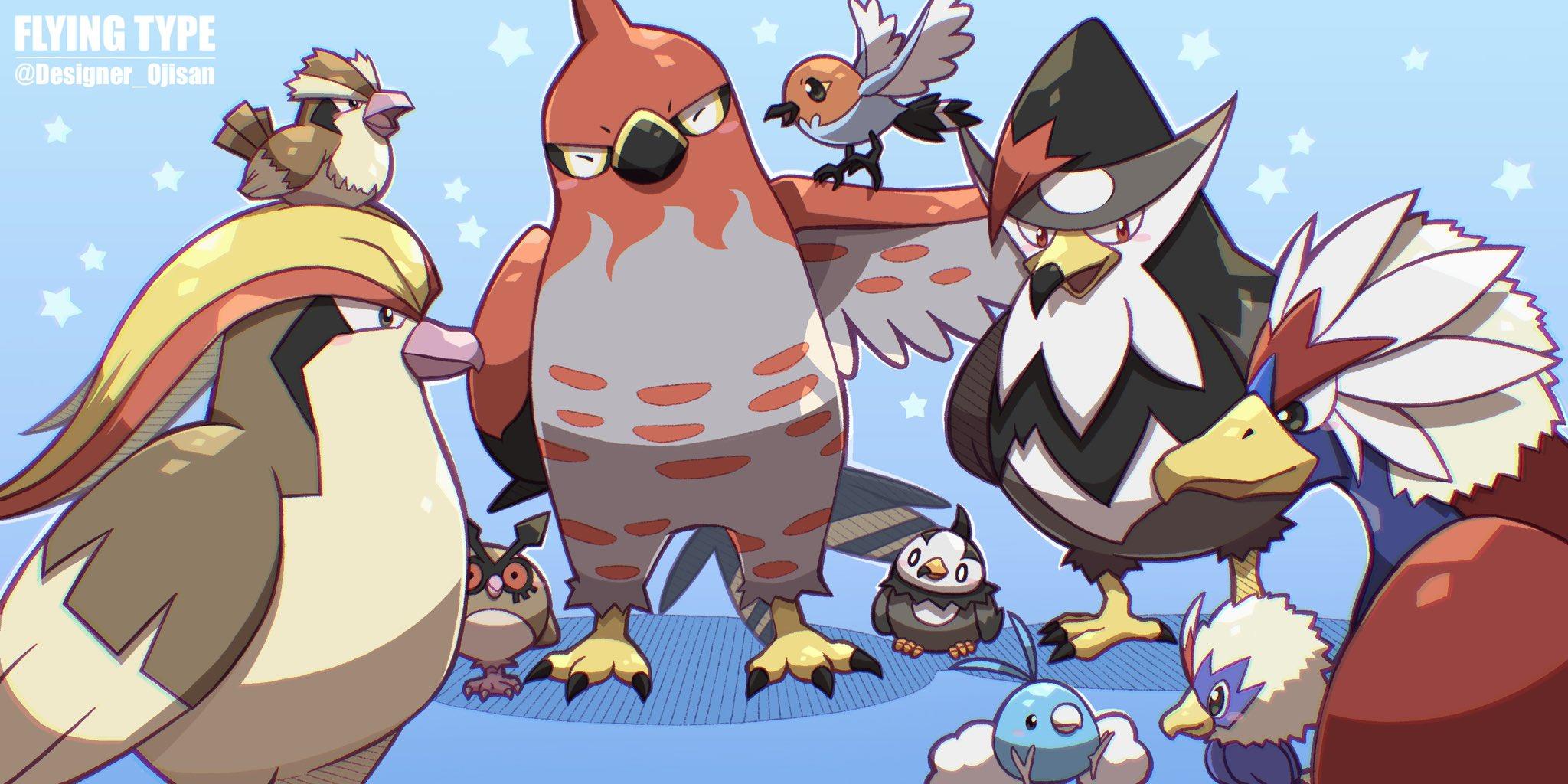 FLYING TYPE!! | Pokémon | Know Your Meme