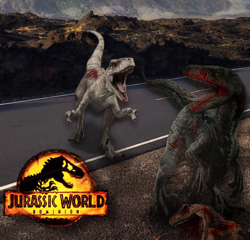 Atrociraptor Ghost vs Velociraptor Blue | Jurassic Park | Know Your Meme