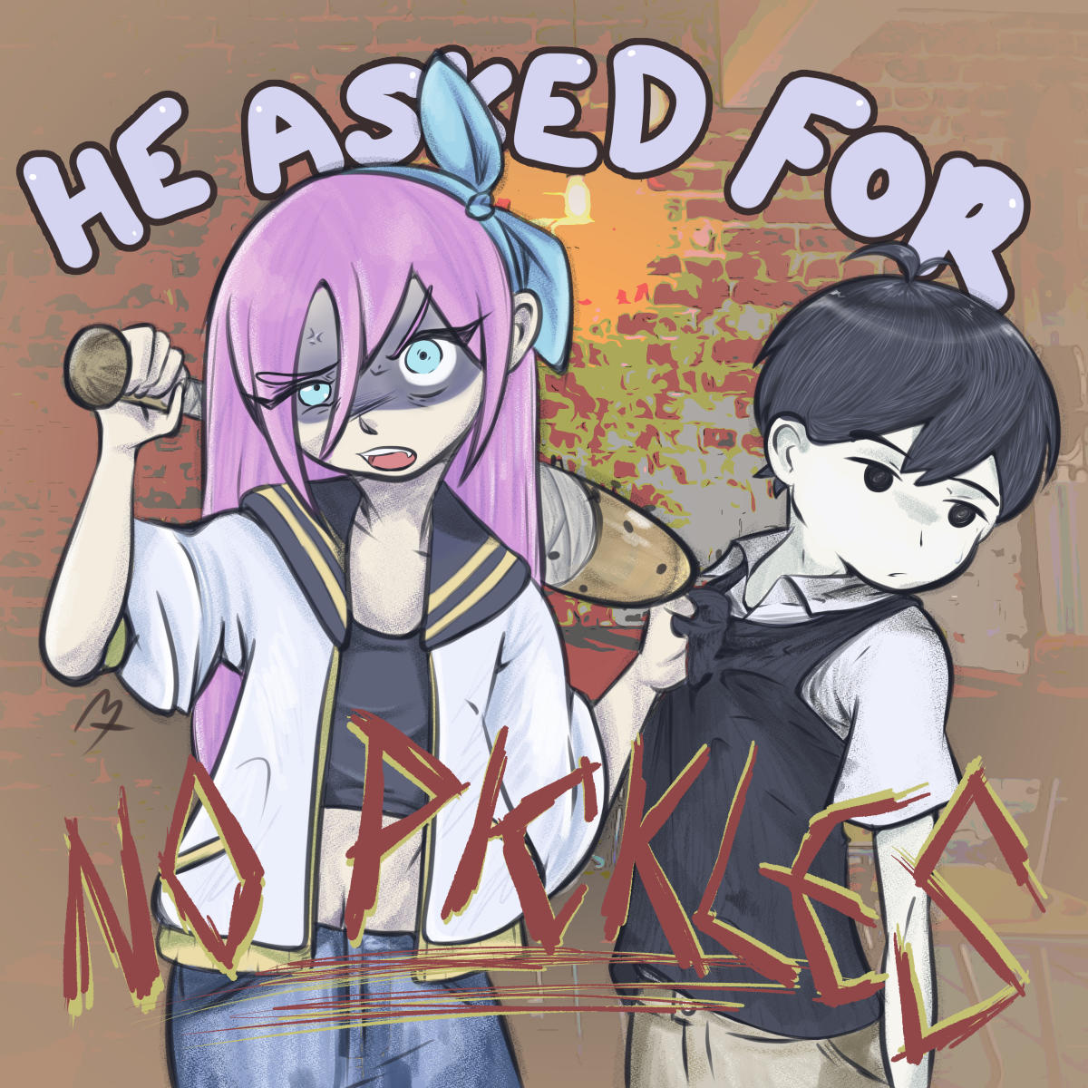 Excuse Me [Aubrey & Sunny] | OMORI | Know Your Meme