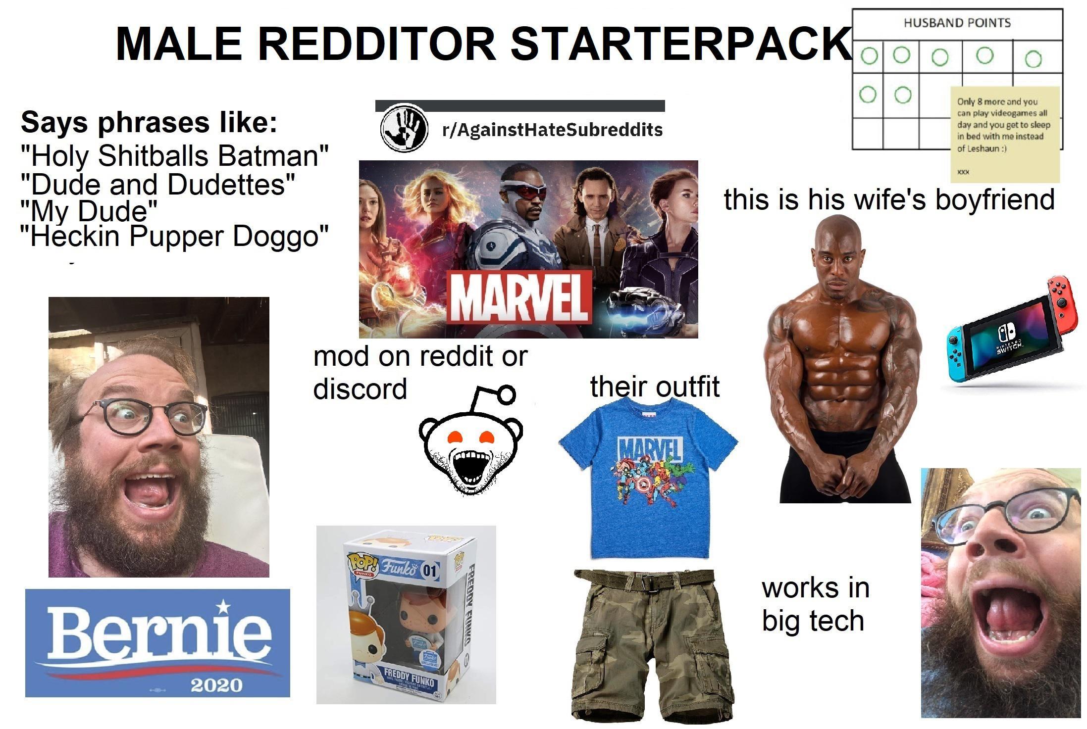 Average Male Redditor Starterpack | /r/starterpacks | Starter Packs | Know Your Meme