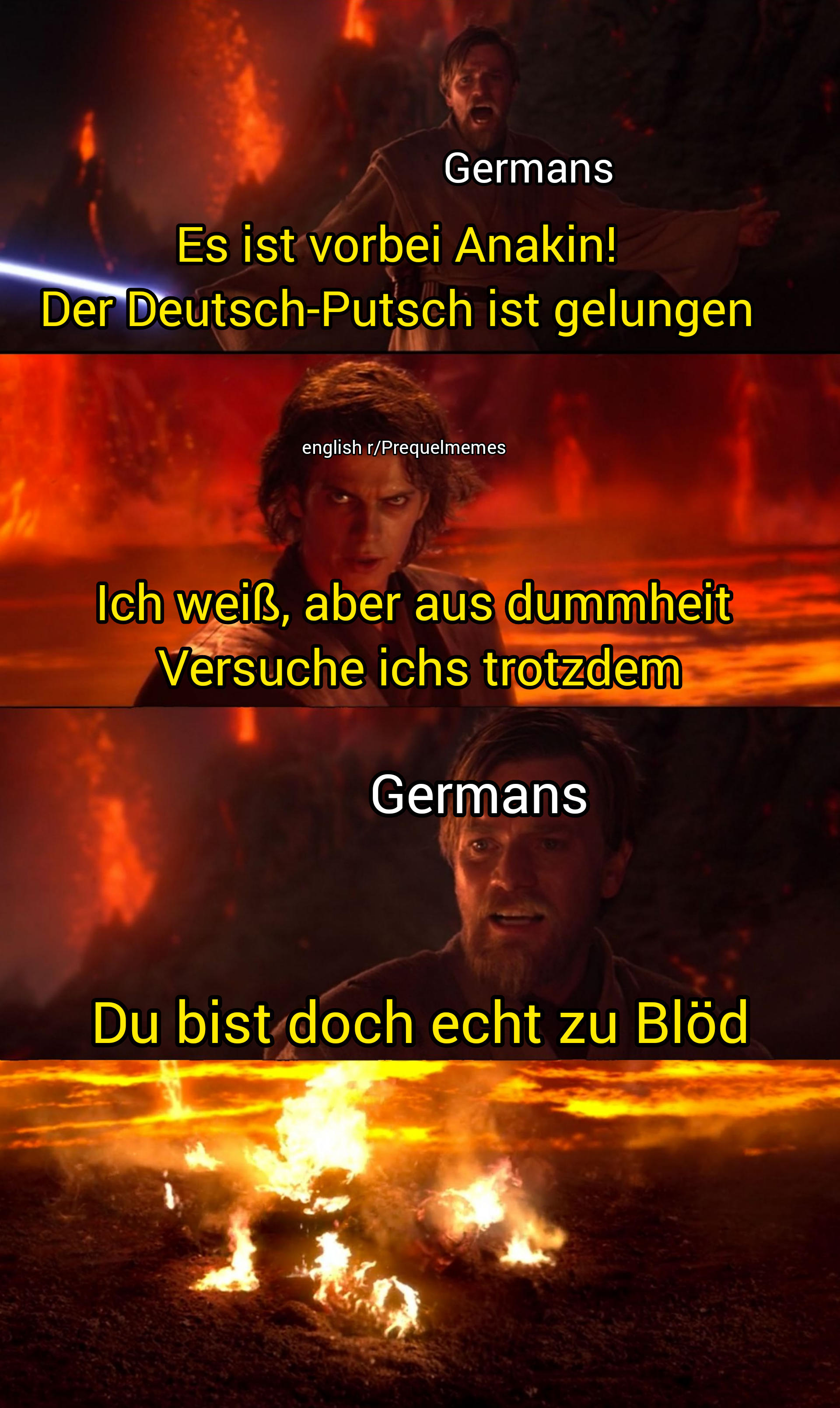 Wir stehen deutlich über euch! | /r/PrequelMemes | Prequel Memes | Know ...