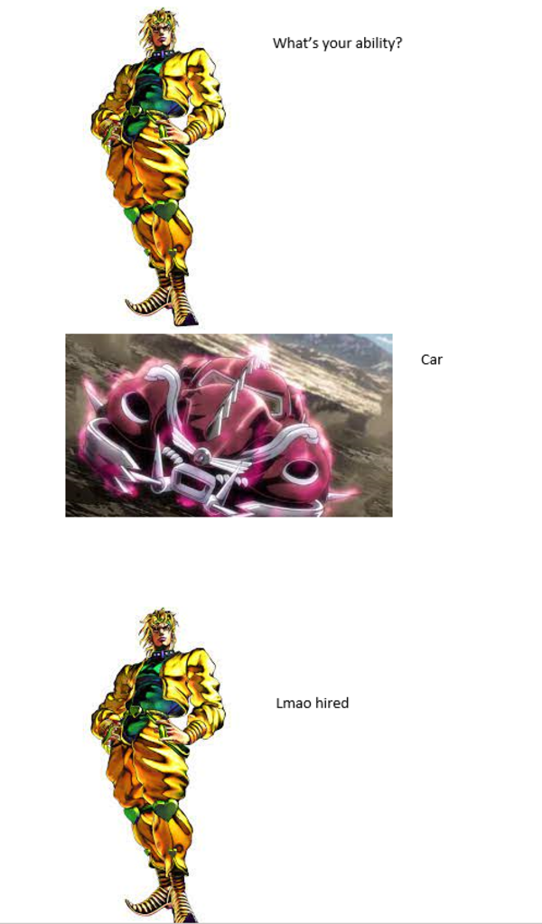 Or maybe it was because of his buff arms? | /r/ShitPostCrusaders ...