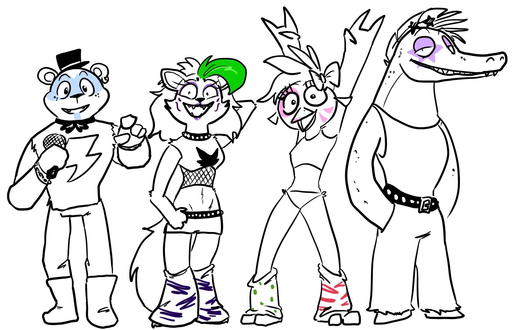 TG Weaver take a swing at the Glamrock Band | Five Nights at Freddy's ...