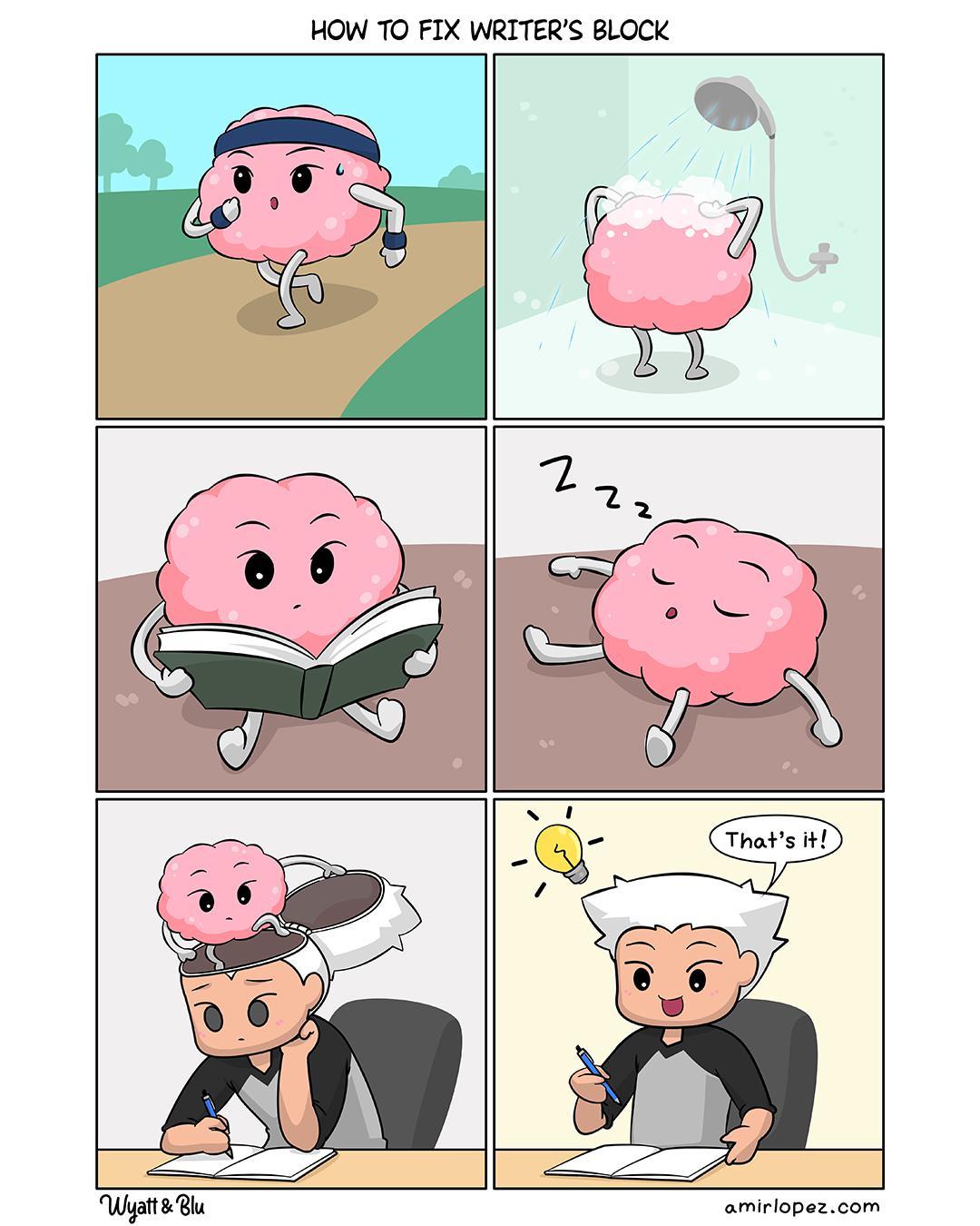 The Remedy For Writer's Block | /r/wholesomememes | Wholesome Memes ...