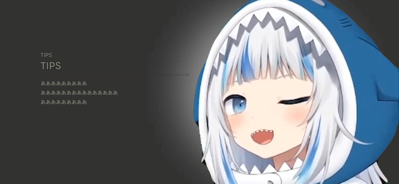 Gura offers advice | Gawr Gura | Know Your Meme