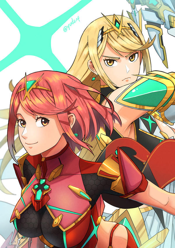 Pyra and Mythra | Xenoblade Chronicles 2 | Know Your Meme