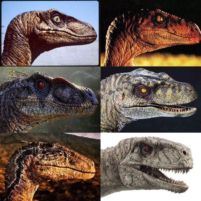 Jurassic Park Raptors Over The Years Jurassic Park Know Your Meme