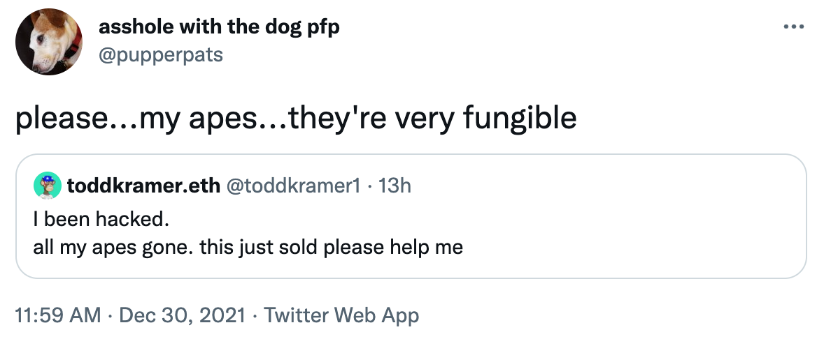 MY Fungible Apes | All My Apes Gone | Know Your Meme