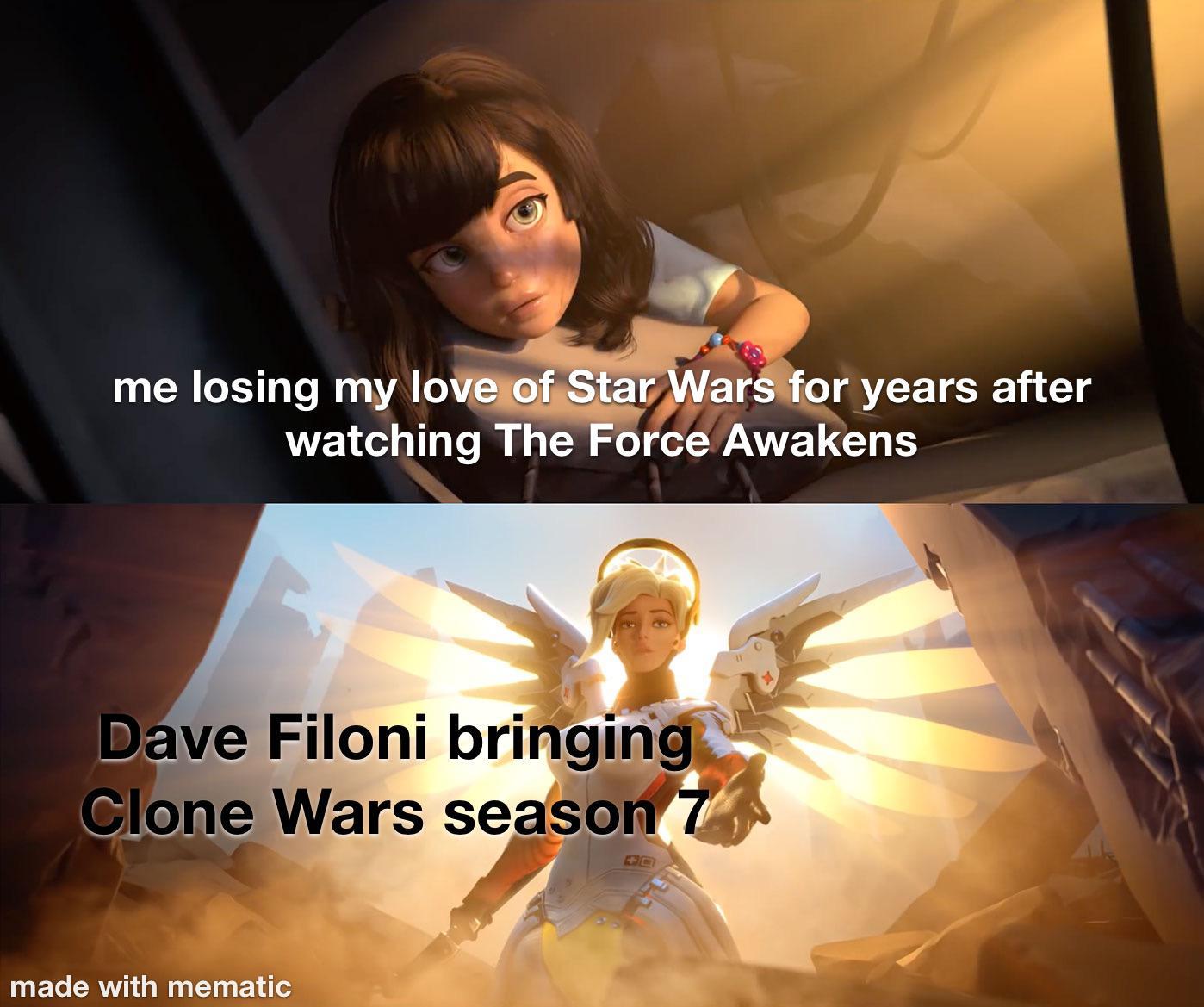 i honestly don't know why TFA made me fall out of Star Wars but i'll ...