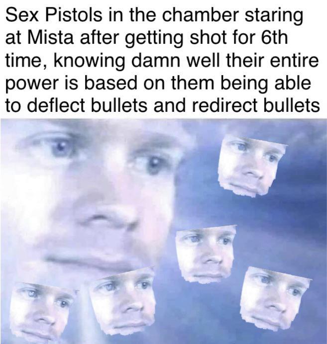 They were literally introduced in his flashback by Deflecting bullets ...