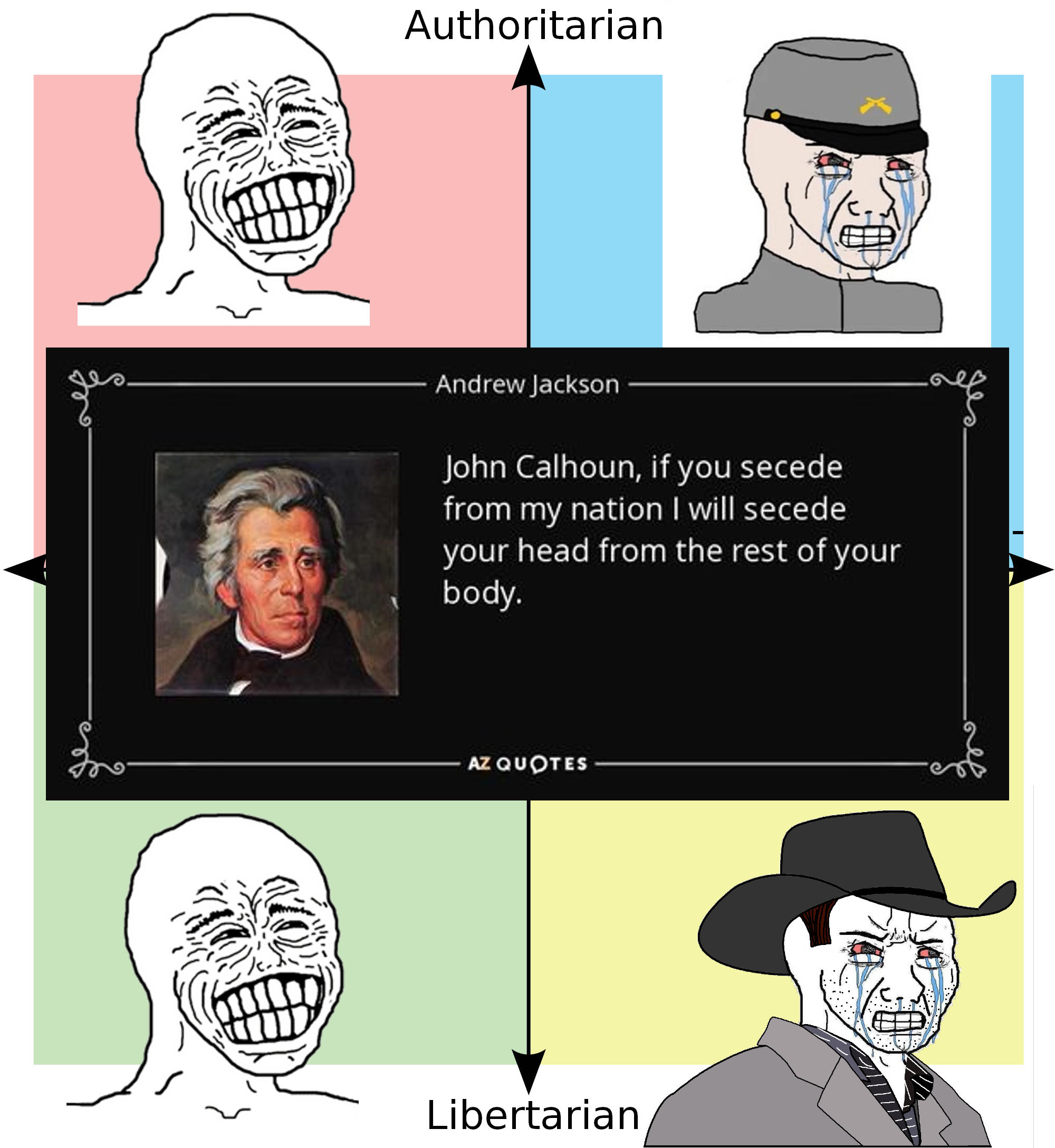 Andrew Jackson being based from the left: Confederacy Bad. - "John ...