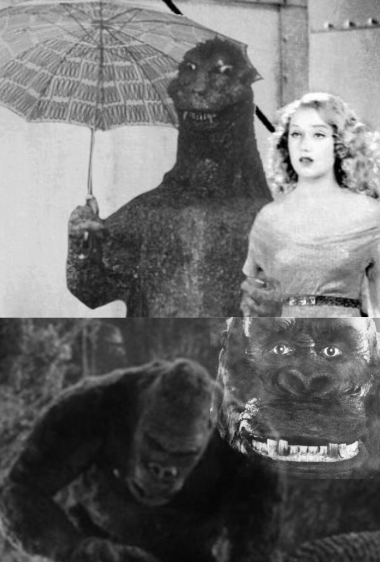 Godzilla steals king Kong’s girl | Godzilla | Know Your Meme