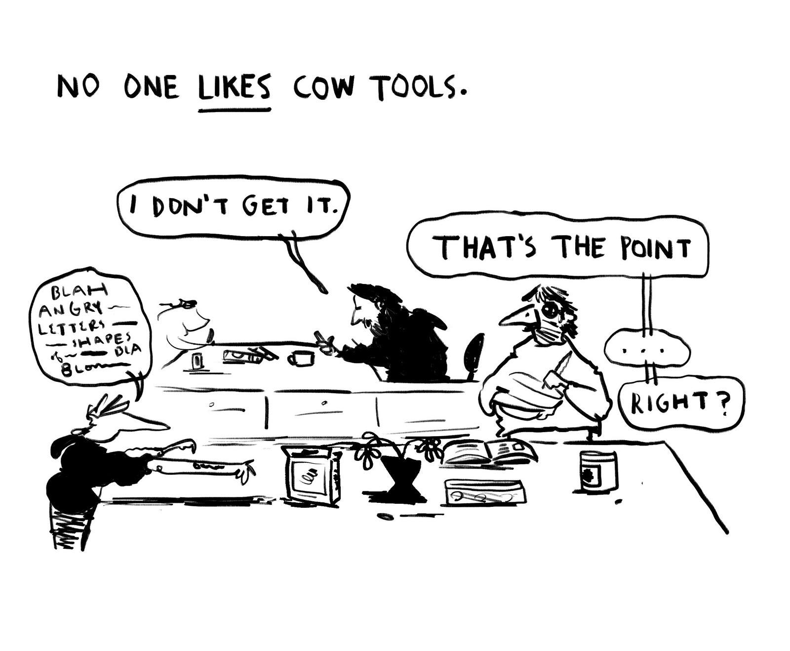 Cow Tools The New Yorker Comic | Cow Tools | Know Your Meme