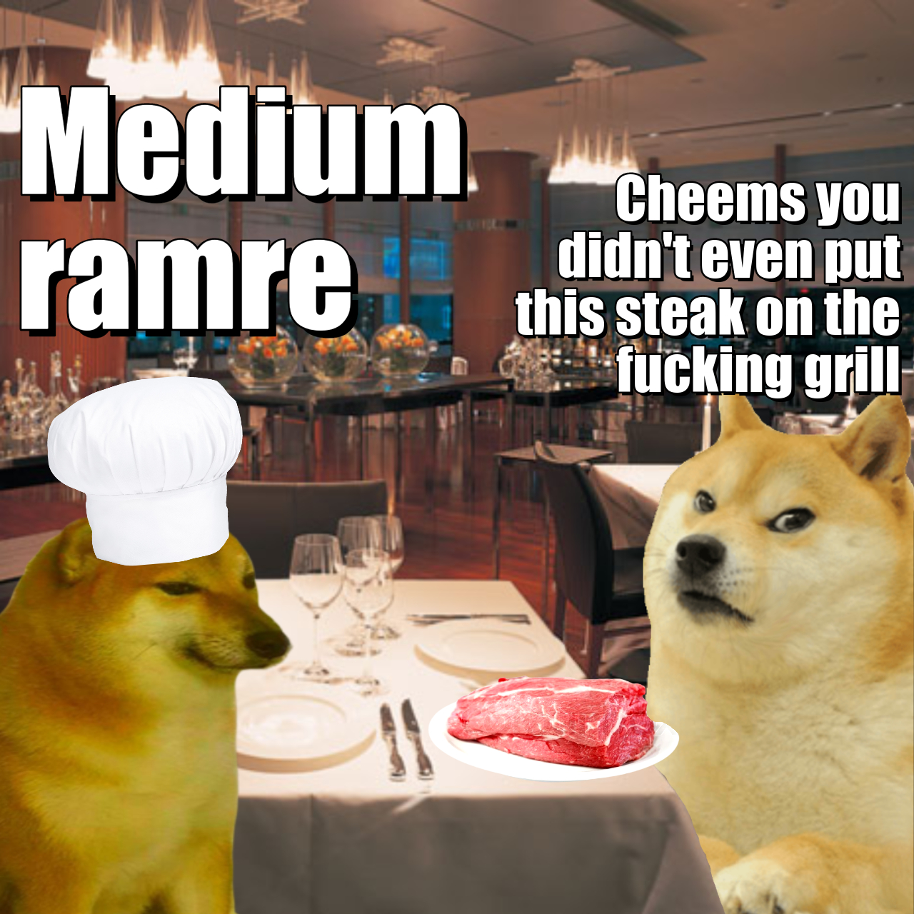 fine cuisine | /r/dogelore | Ironic Doge Memes | Know Your Meme