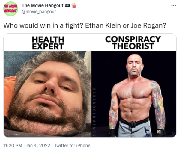 ethan vs rogan | Ethan Klein vs. Joe Rogan | Know Your Meme