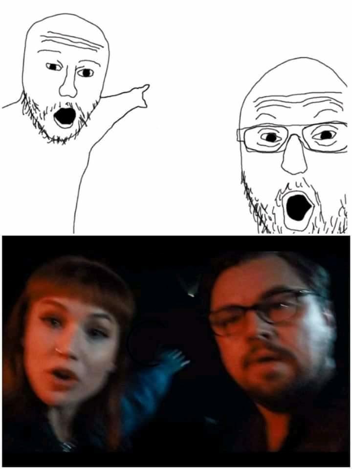 Two Soyjaks Pointing | Don't Look Up (2021 Film) | Know Your Meme