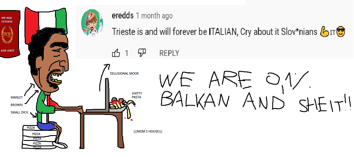 reminder that i*alians are westoid impostors | /r/2balkan4you/top ...