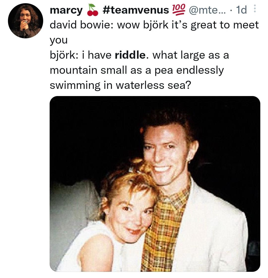 David Bowie | Björk's Riddle | Know Your Meme