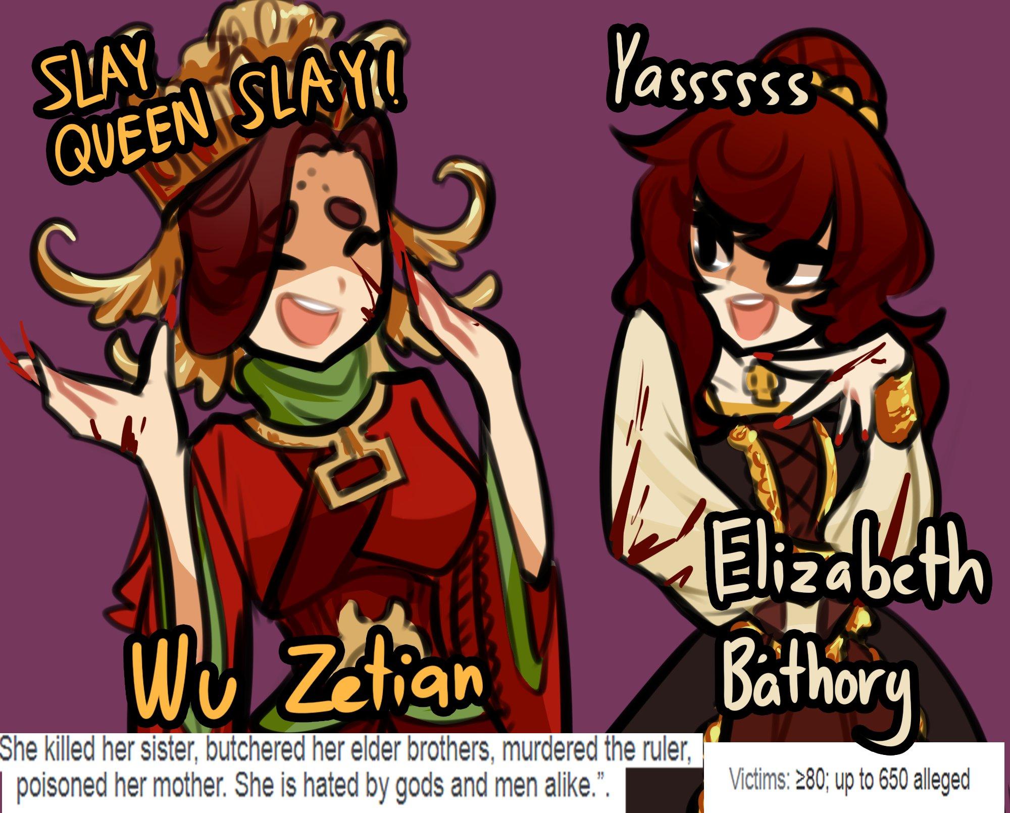 Two sort of queens talking to each other | Centurii-chan | Know Your Meme