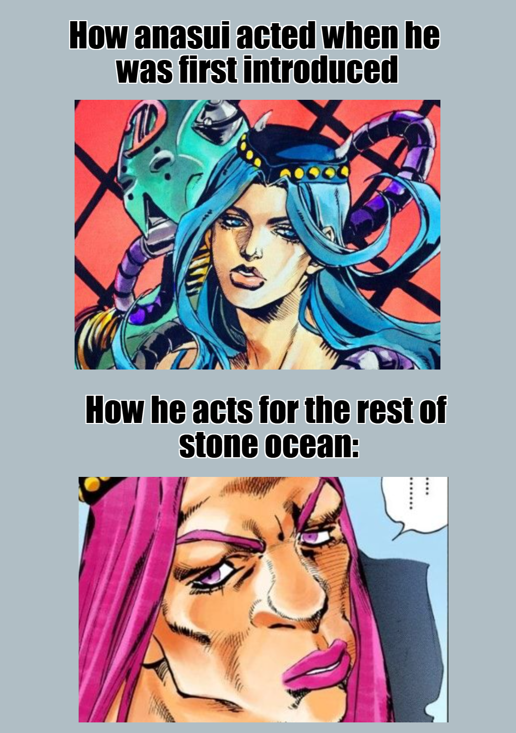 Anasimp- I mean ANASUI do be like this | /r/ShitPostCrusaders/ | JoJo's Bizarre Adventure | Know ...