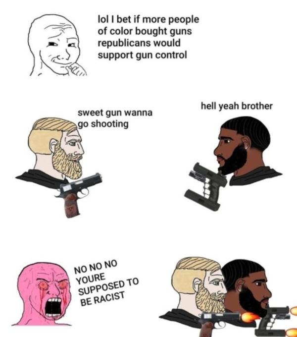 Armed minorities are harder to oppress | Yes Chad | Know Your Meme