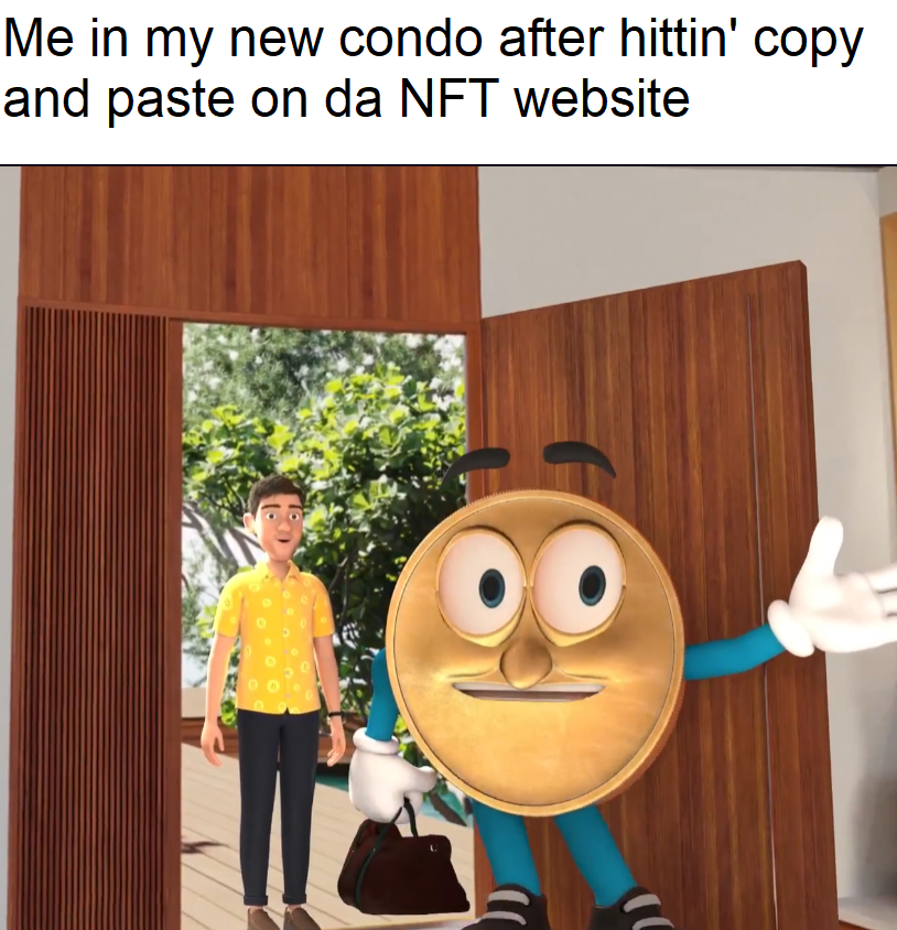 Copy and paste baybee | Cryptoland | Know Your Meme