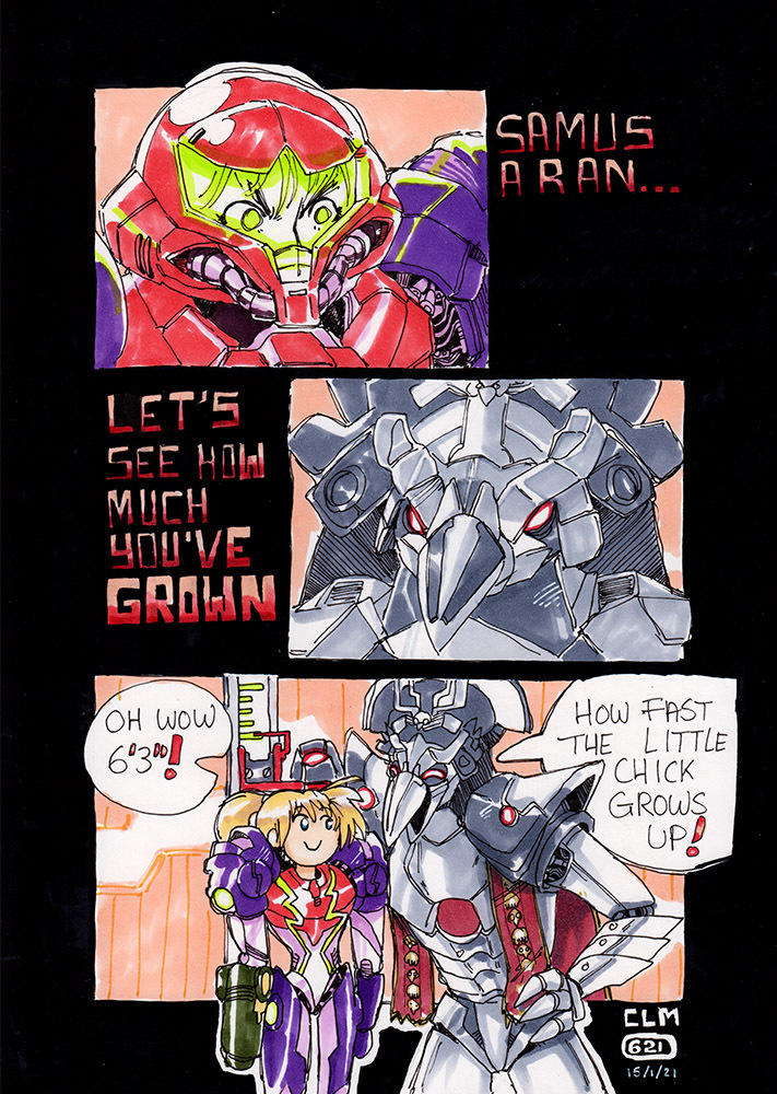 Samus has grown | Metroid | Know Your Meme