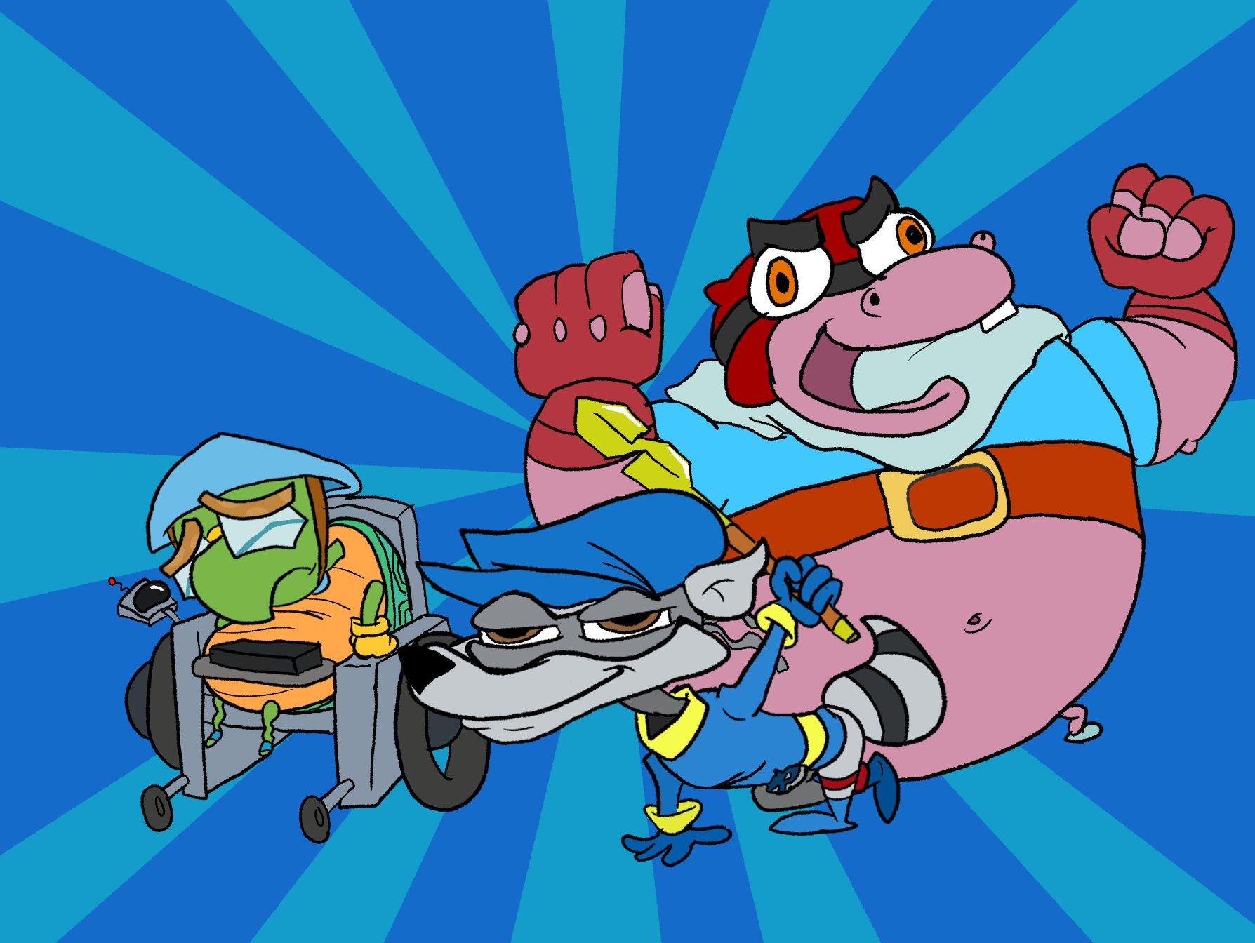 "screw it, Drew the whole cooper gang." | Sly Cooper | Know Your Meme