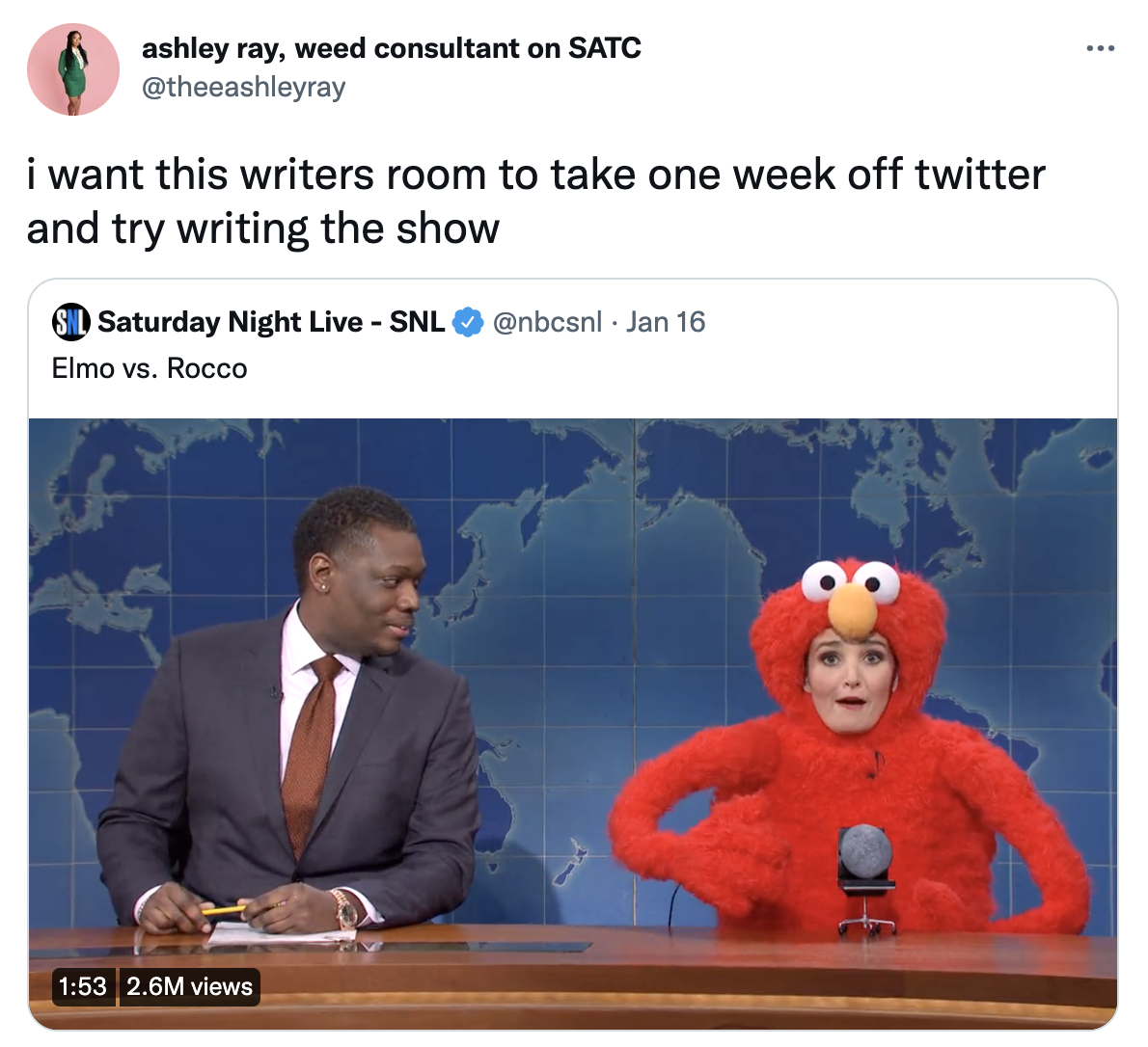 Elmo vs. Rocco SNL meme | Elmo vs. Rocco | Know Your Meme
