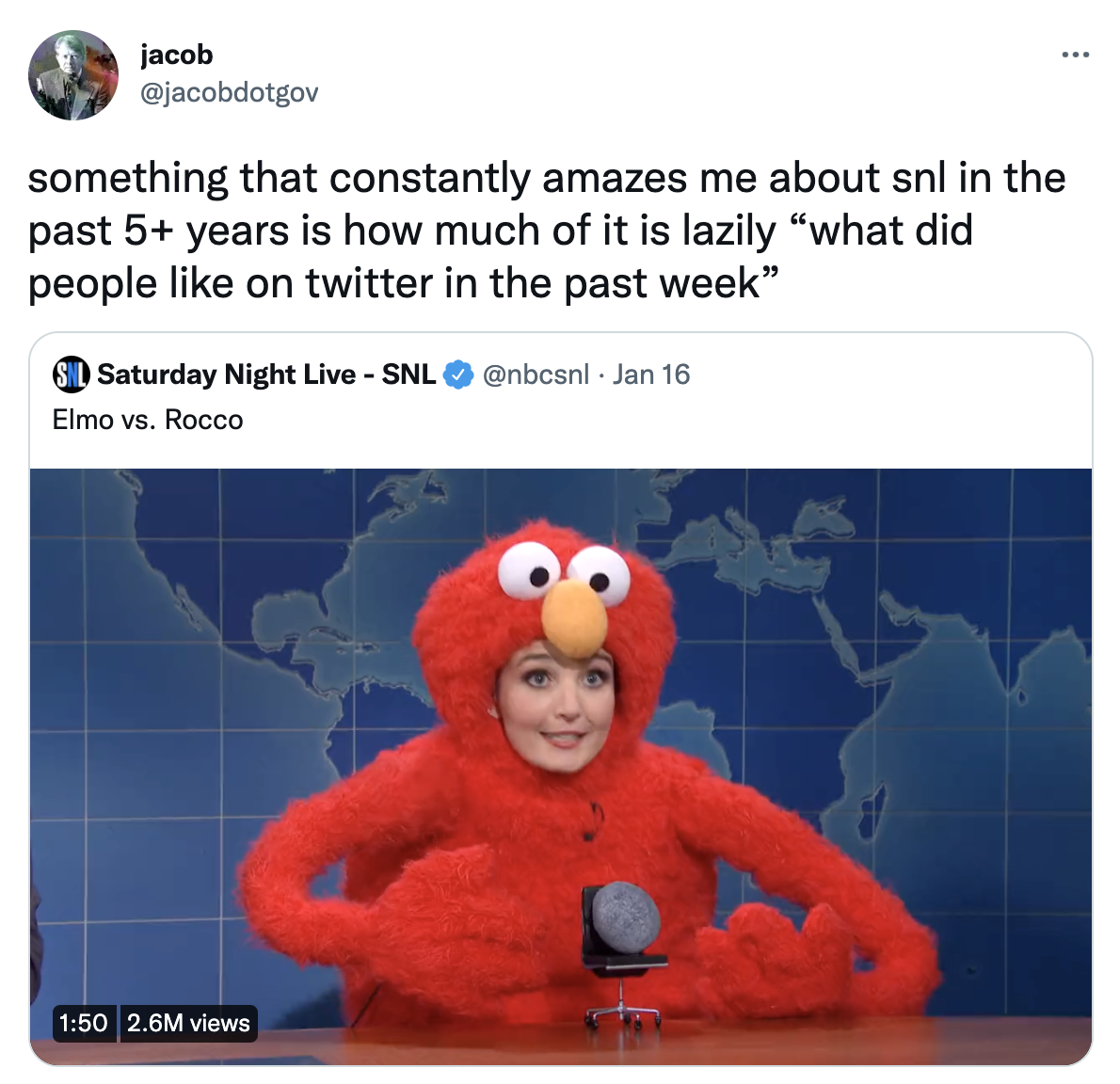 Elmo vs. Rocco SNL meme | Elmo vs. Rocco | Know Your Meme