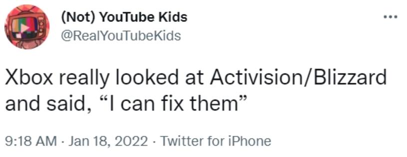 Xbox really looked at Activision/Blizzard and said, “I can fix them ...