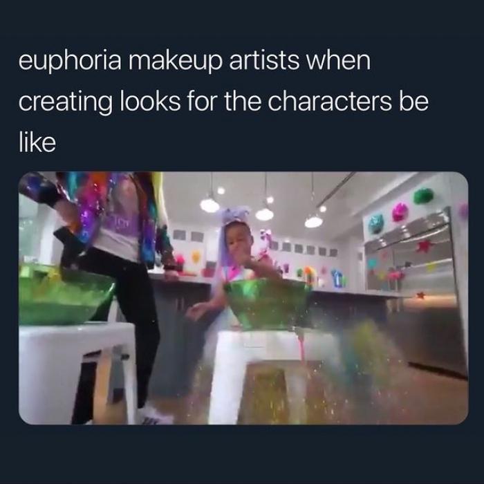 Euphoria Makeup | Euphoria | Know Your Meme