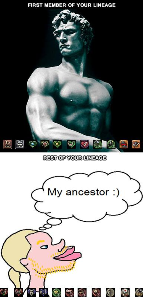 First member of your lineage vs The rest of your lineage | r ...