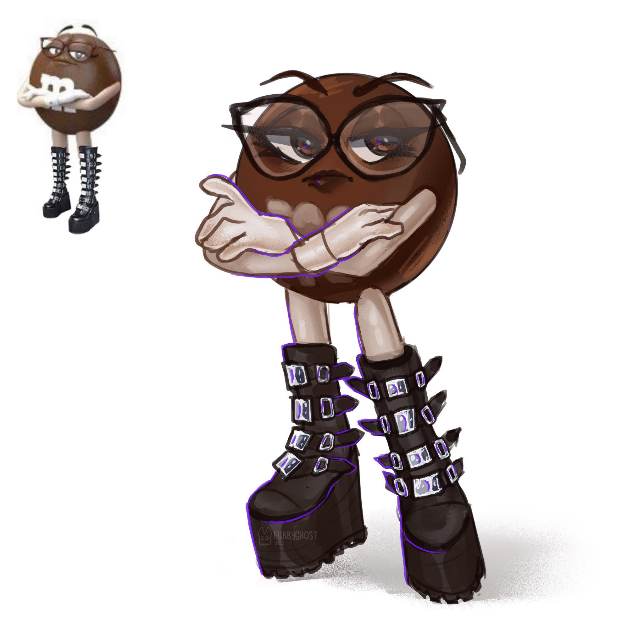 The m stands for MCR by furryghost_ | M&Ms Characters Modern Makeover ...