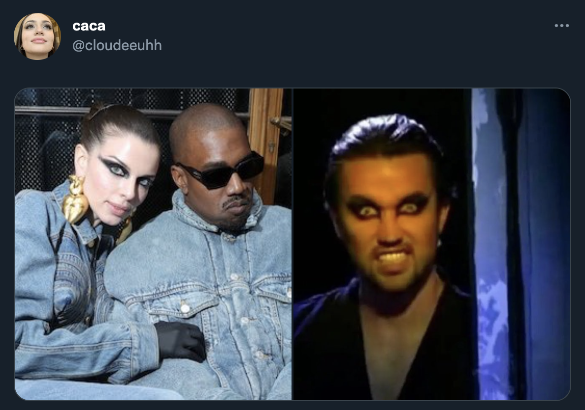 Kanye Julia Fox meme | Kanye West / Ye | Know Your Meme