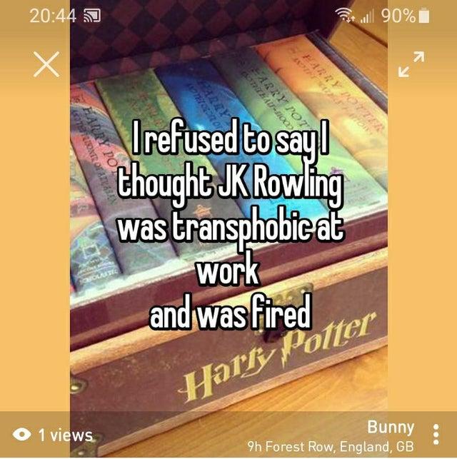 Workplace Required J.K. Rowling Purity Pledge | That Happened | Know ...