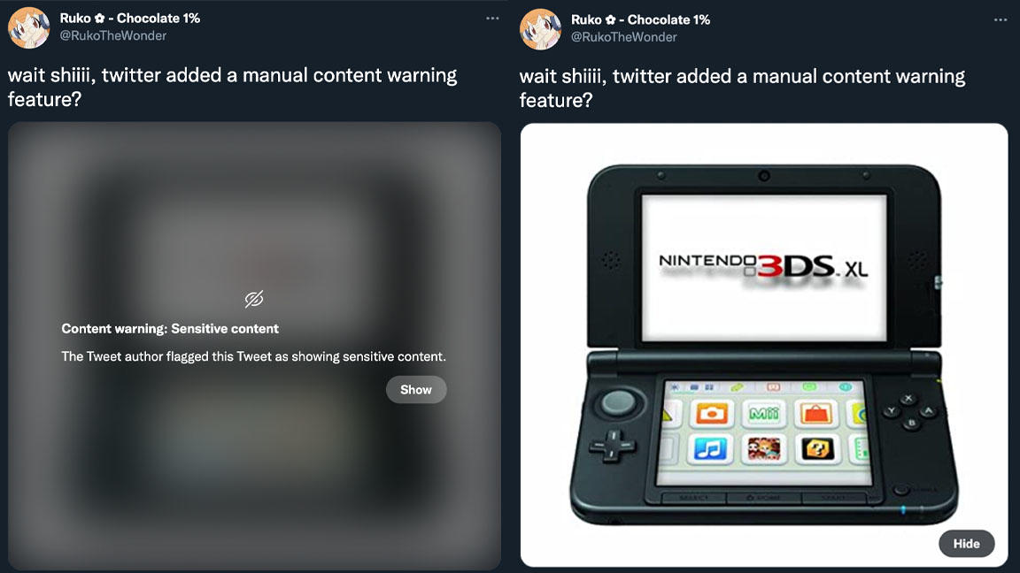 Twitter Content Warning meme | Twitter Content Warning | Know Your Meme