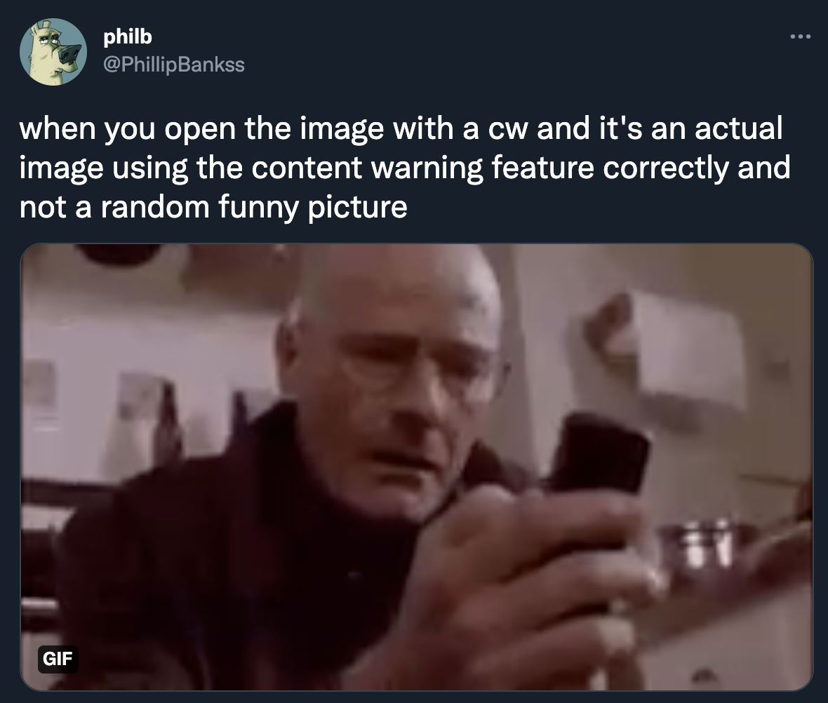 Twitter Content Warning meme | Twitter Content Warning | Know Your Meme