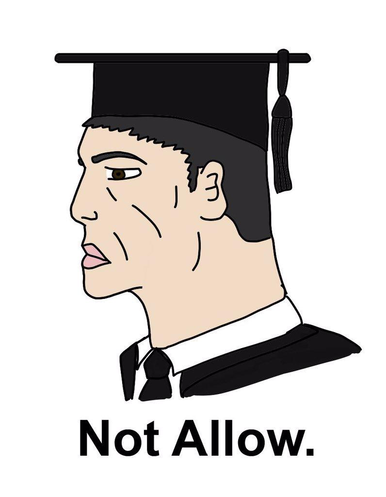 Not allow. | Weihan Zhang | Know Your Meme