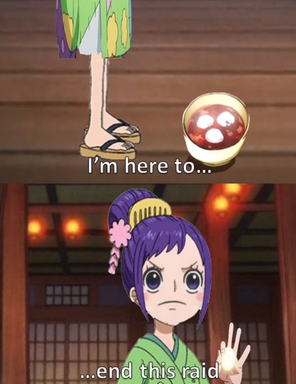 Tama Arrives At Onigashima | One Piece | Know Your Meme