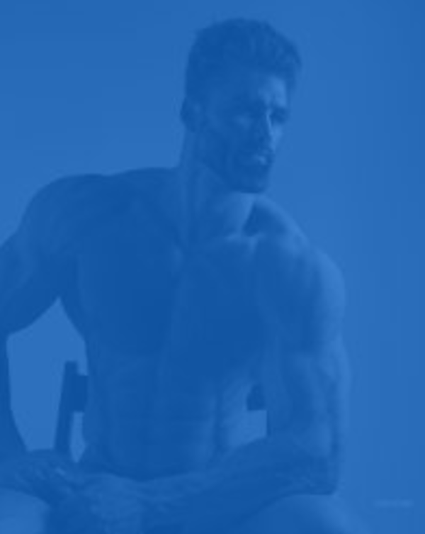 Highlighted gigachad | GigaChad | Know Your Meme