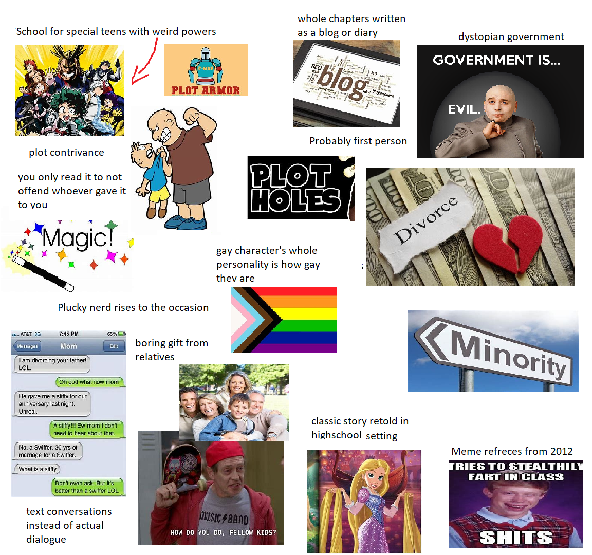 Shitty novel for tweens part II starter pack (thanks to u/poxtart ...